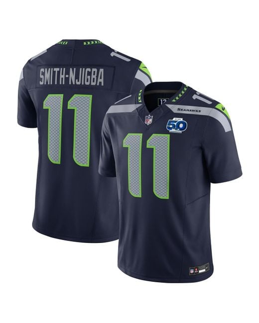 Nike Jaxon Smith-njigba Seattle Seahawks Team 50th Season Vapor F.u.s.e ...