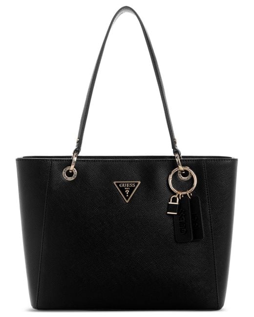 Guess Noelle Ii Small Tote in Natural | Lyst