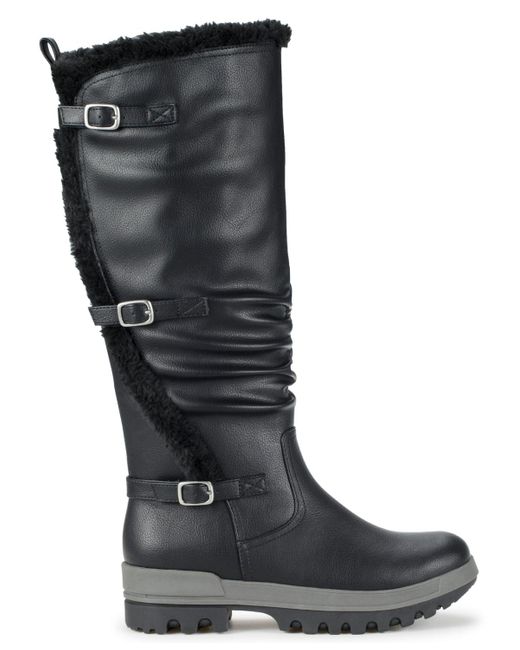 BareTraps Navia Tall Boots in Black | Lyst
