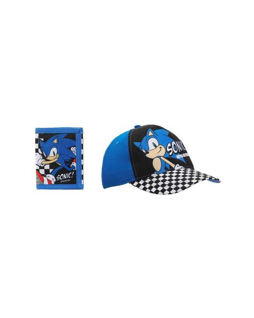 Sonic The Hedgehog Character & Checkered Patterns 2-piece Curved ...