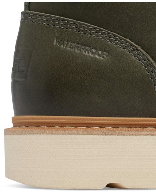 Sorel Slabtown 62' Moc Waterproof Boots in Green for Men | Lyst