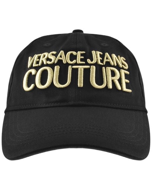 Versace Jeans Couture Couture Baseball Cap in Black for Men | Lyst UK