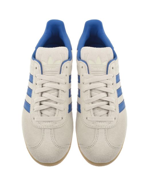 adidas Originals Gazelle Trainers Alumina in Blue for Men | Lyst UK