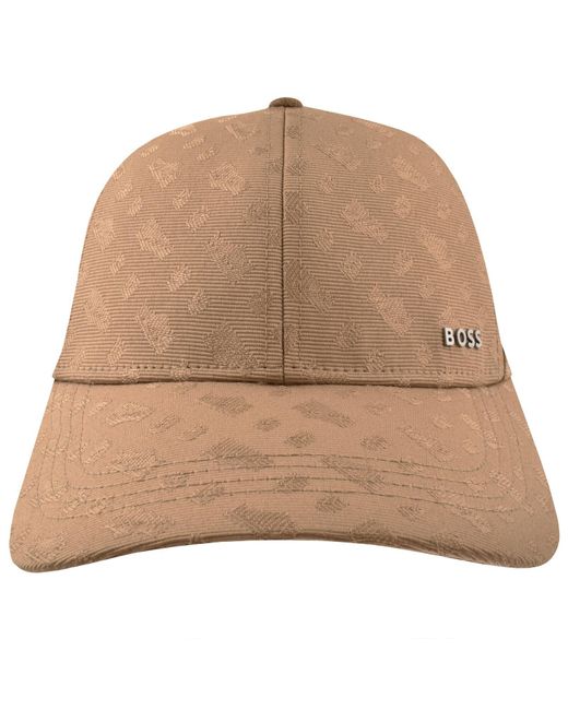 BOSS BUSINESS Boss Zed Baseball Cap in Natural for Men | Lyst UK