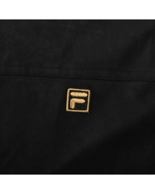 Fila Fila Dean Suede Jacket in Black for Men | Lyst UK