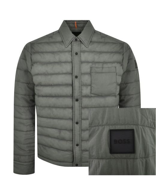 BOSS Boss Lambizzo Jacket in Gray for Men | Lyst
