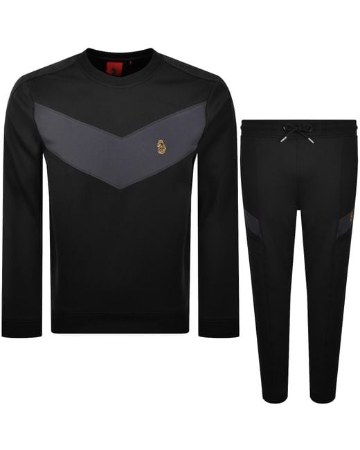 Luke 1977 Casa Vieja Tracksuit in Black for Men | Lyst UK