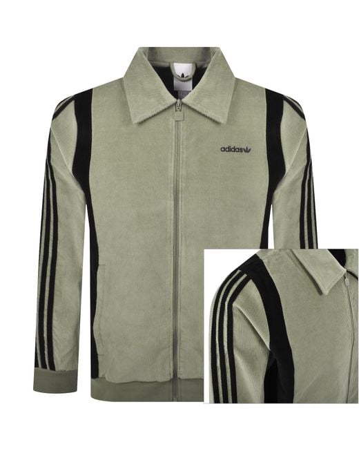 adidas Originals Pro Track Top in Green for Men | Lyst UK