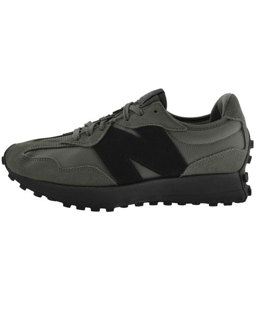 New Balance 327 Trainers in Black for Men | Lyst UK