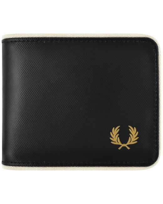 Fred Perry Billfold Wallet Dark in Black for Men | Lyst UK