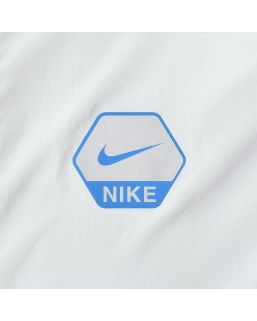 Nike Full Zip Lightweight Jacket in Blue for Men | Lyst UK