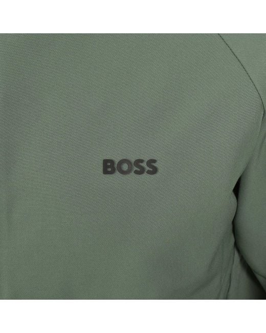 BOSS Boss L Commuter Jacket in Green for Men | Lyst UK