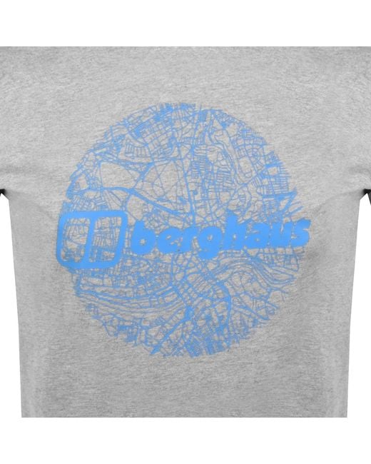 Berghaus Map Of The Moon T Shirt in Blue for Men | Lyst UK