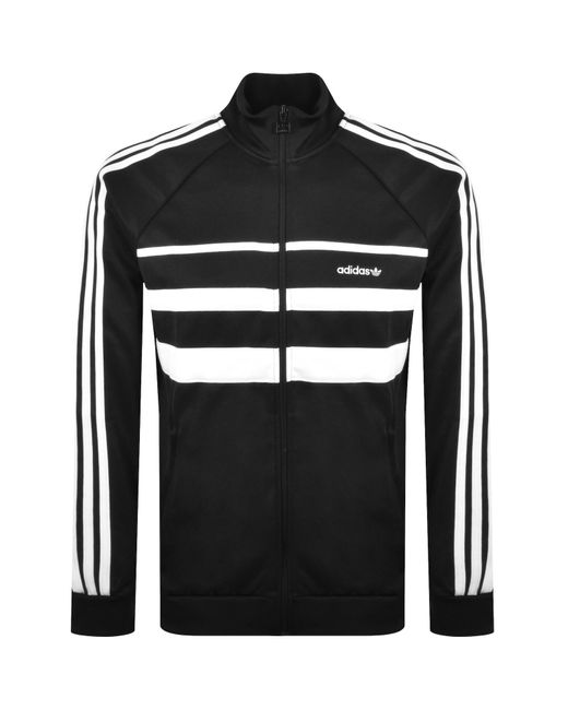 adidas Originals The First Track Top in Black for Men | Lyst UK