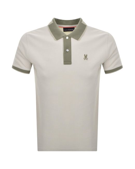 Psycho Bunny Thatcher Pique Polo T Shirt in Gray for Men | Lyst