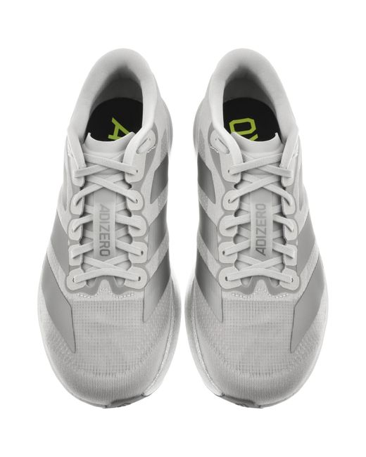 adidas Adizero Evo Trainers in Gray for Men | Lyst