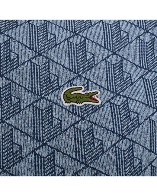 Lacoste Logo Polo T Shirt in Blue for Men | Lyst