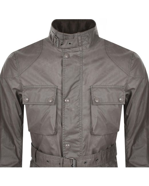 Belstaff Trialmaster Jacket Dark in Gray for Men | Lyst