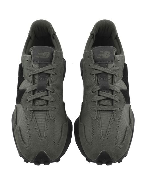 New Balance 327 Trainers in Black for Men | Lyst UK
