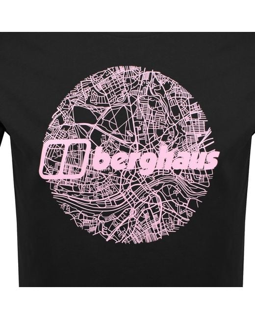 Berghaus Map Of The Moon T Shirt in Black for Men | Lyst UK