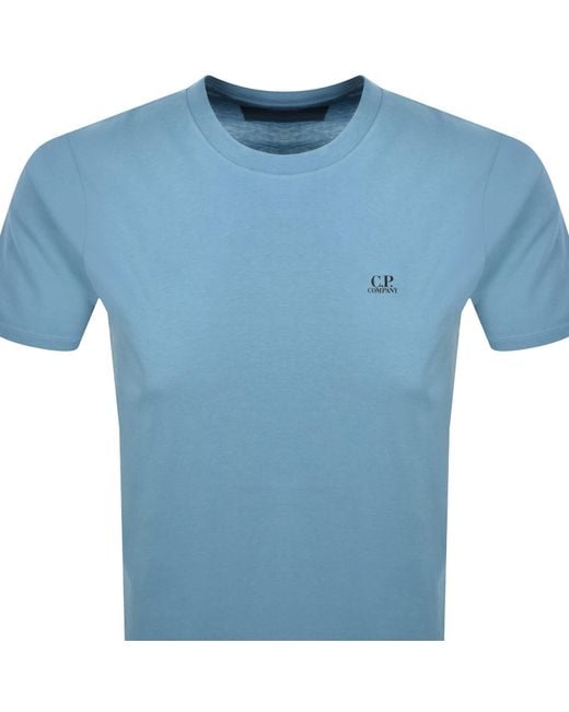 C.P. Company Cp Company Logo T Shirt Aegean in Blue for Men | Lyst UK