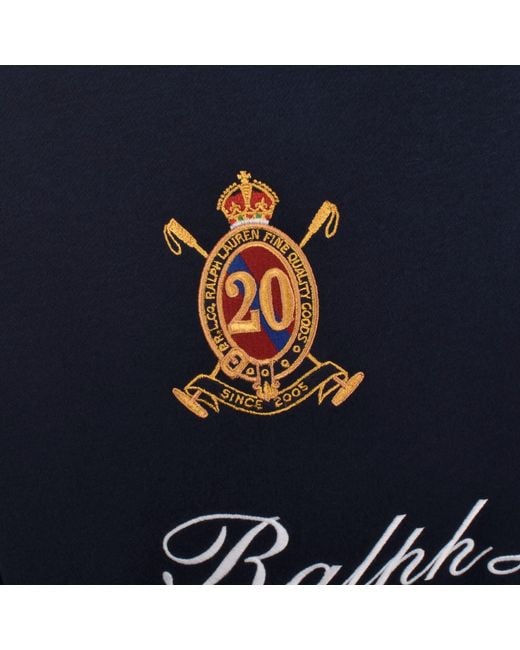 Ralph Lauren Logo Hoodie Cruise in Blue for Men | Lyst UK
