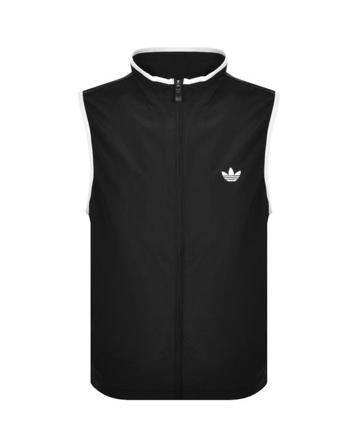 adidas Originals Woven Vest in Black for Men | Lyst UK