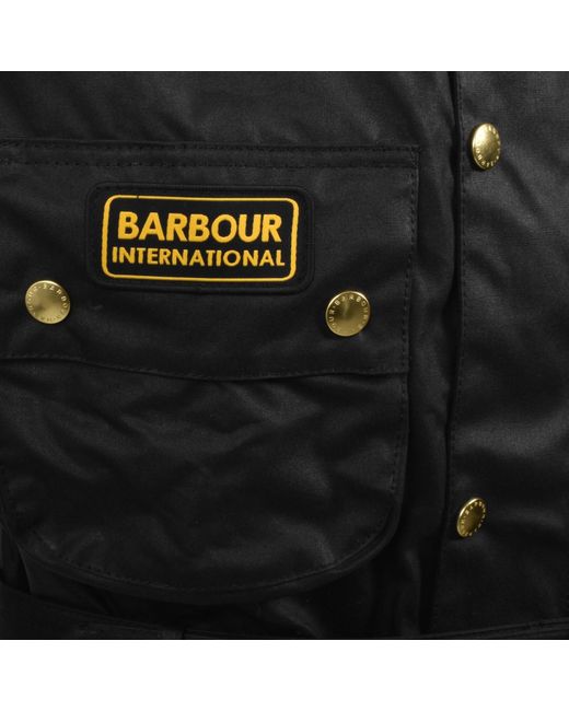 Barbour Original Wax Jacket in Black for Men | Lyst UK