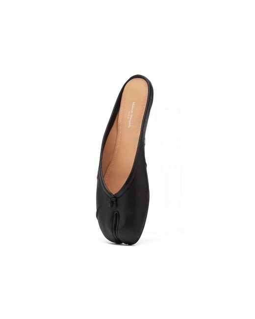 Maison Margiela Tabi Ballerina Mule in Black | Lyst