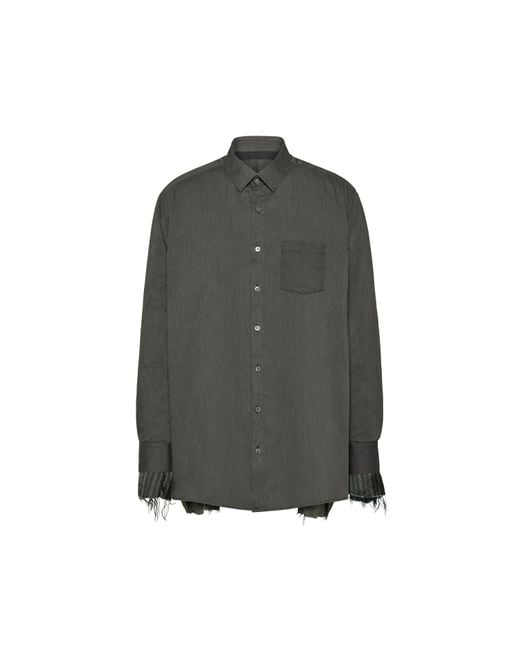 Maison Margiela Patchwork Inside-Out Jacket in Gray for Men | Lyst