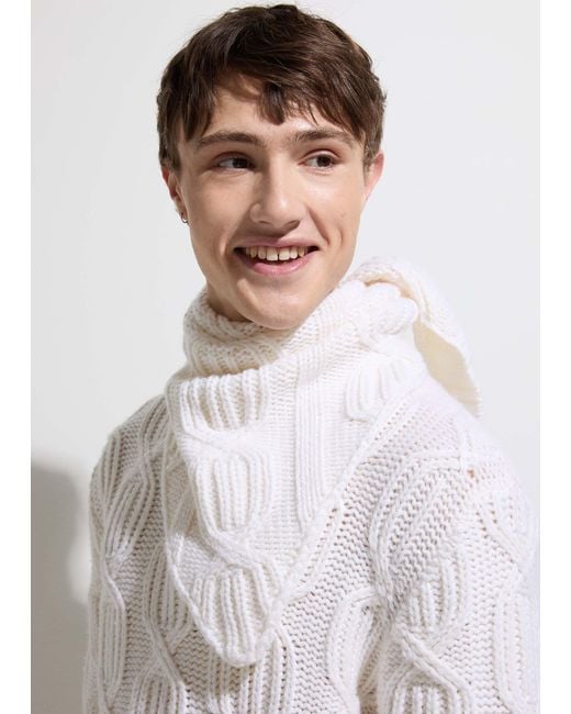 Sciarpa da Uomo di Malo in Bianco | Lyst