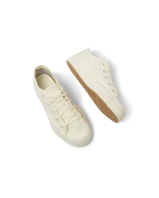 Y-3 Nizza Low Sneakers, Off in Natural for Men | Lyst
