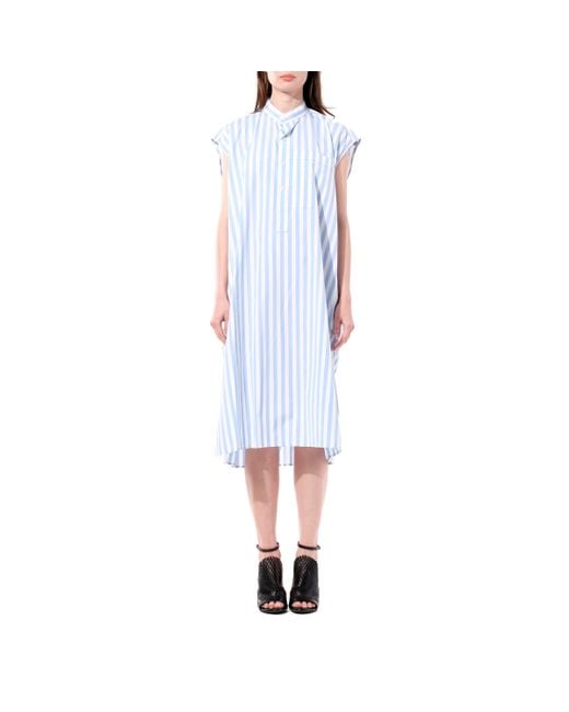 Balenciaga Graph Dress in Blue | Lyst