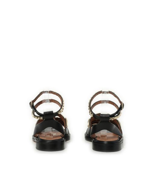 Givenchy Gladi Flat Sandals in Black | Lyst