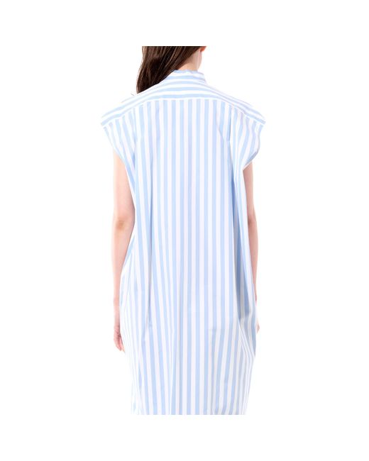Balenciaga Graph Dress in Blue | Lyst UK