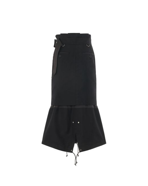 sacai Cotton Gabardine skirt sacai Cotton Gabardine skirt