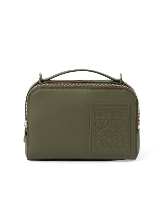 Loewe New Mini Camera Crossbody, 100% Satin Calf in Green for Men | Lyst