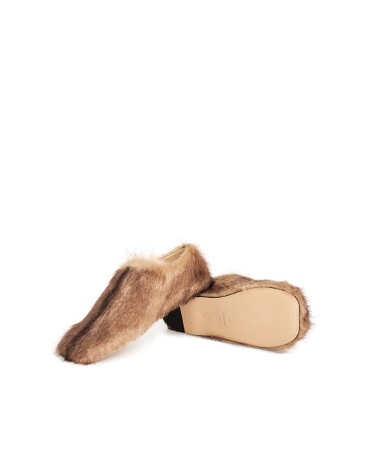 Loewe Toy Slipper Loafer, Multitone, 100% Lambskin in Natural for Men ...