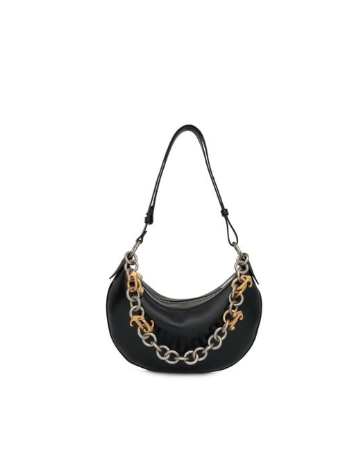 Off-White c/o Virgil Abloh Hobo Hemisphere Bag, 100% Leather in Black ...