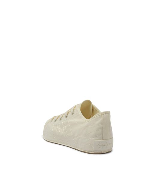 Y-3 Nizza Low Sneakers, Off in Natural for Men | Lyst