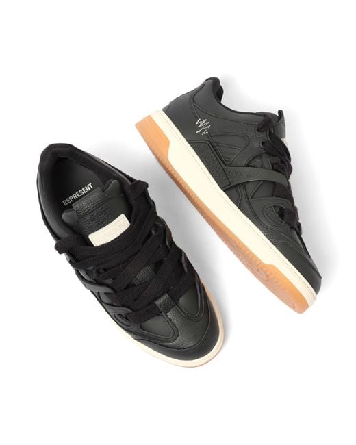 Represent Bully Sneakers, 100% Calf Leather in Black for Men | Lyst