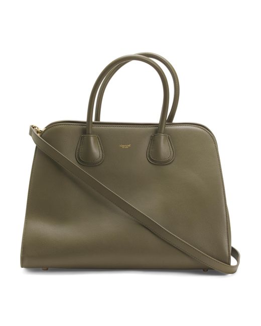 Marshalls Leather Large Bowling Bag For in Green | Lyst
