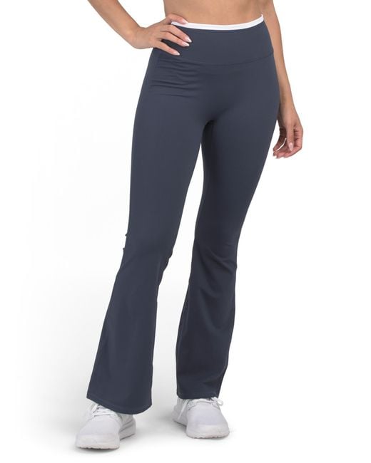 Marshalls Contrast Layered Cornelia Origin Flare Pants For in Blue | Lyst