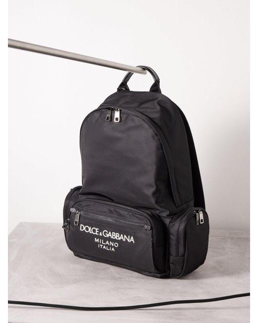 Dolce & Gabbana Logo-embossed Nylon Backpack in Black for Men | Lyst Dolce & Gabbana Logo-embossed Nylon Backpack in Black for Men | Lyst