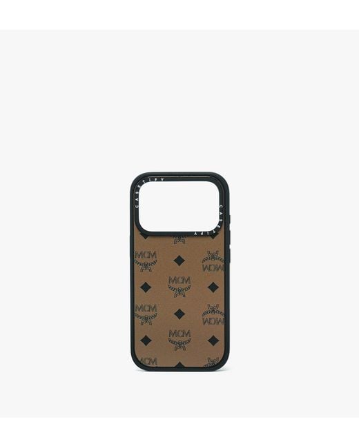 MCM Iphone 17 Pro X Casetify Monogram Impact Iphone Case in White for ...