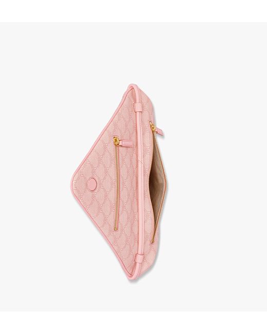 MCM Himmel Triangle Pouch In Lauretos in Pink for Men | Lyst