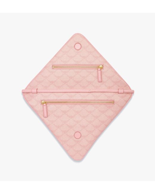 MCM Himmel Triangle Pouch In Lauretos in Pink for Men | Lyst