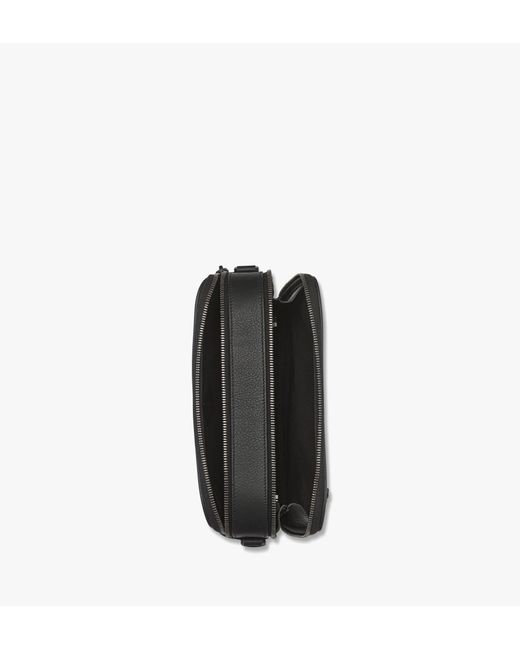MCM Diamond Camera Bag In Maxi Monogram Leather in Black for Men | Lyst