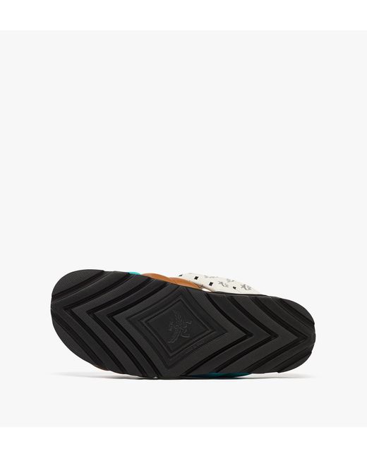 MCM Monogram Cross Sandals In Lamb Leather for Men | Lyst