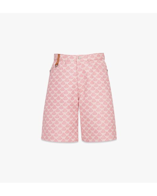 MCM Lauretos Shorts in Pink for Men | Lyst